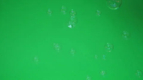 Bubbles on Green Screen Chroma Key Pt4 o... | Stock Video | Pond5