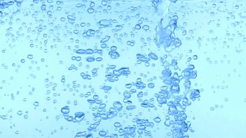 bubbles in mineral water, slow motion | Stock Video | Pond5