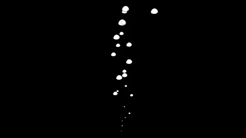 Bubbles rising underwater, seamless loop... | Stock Video | Pond5