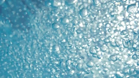 Bubbles rising. Underwater shot. Slow mo... | Stock Video | Pond5