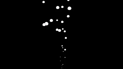 Bubbles rising in water, seamless loop a... | Stock Video | Pond5