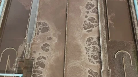 Bubbling Scum of Dirty Sewage Wastewater... | Stock Video | Pond5