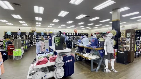 Buc-ee's retail store interior apparel a... | Stock Video | Pond5
