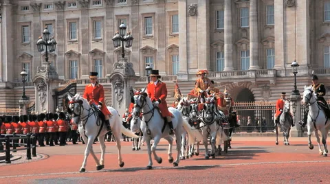 Buckingham Palace Royal Procession for S... | Stock Video | Pond5