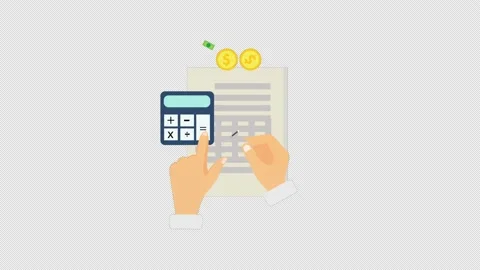 budget icon motion graphics animation wi... | Stock Video | Pond5