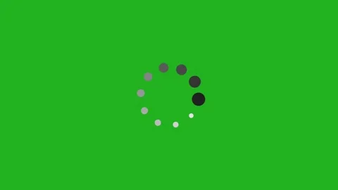 Buffering symbol motion graphics with gr... | Stock Video | Pond5