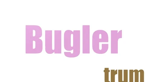 Bugler Tag Cloud Animated Isolated On Wh... | Stock Video | Pond5