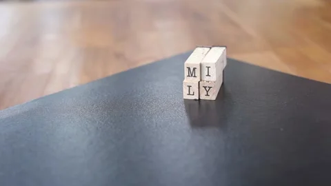 Build up family concept. Hard word start... | Stock Video | Pond5