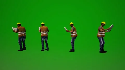 A building architect in green screen mon... | Stock Video | Pond5