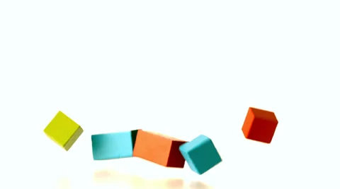 Building Blocks Falling Stock Video Footage | Royalty Free Building ...