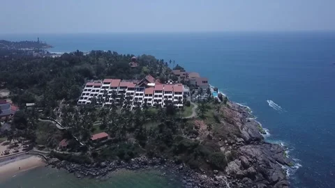 Building Exterior Of The Raviz Kovalam H... | Stock Video | Pond5