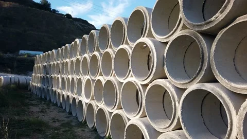 Building materials in packages, pallets ... | Stock Video | Pond5