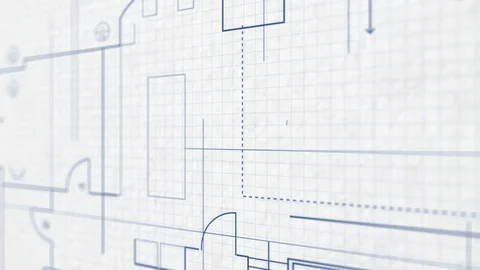 Building/Construction Blueprints/Schemat... | Stock Video | Pond5