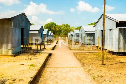 Photograph: Buildings of the Coconut Tree Prison in Phu Quoc Island ...