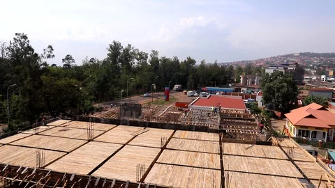 Buildings in the Kicukiro district of Ki... | Stock Video | Pond5