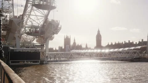 Built-in the year 2000, London's Eye is ... | Stock Video | Pond5