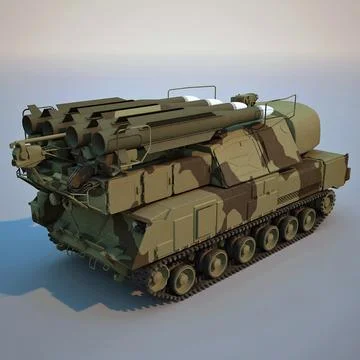 3D Model: Buk missile system SA-17 Grizzly V2 #91500777
