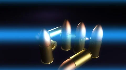 Animated Bullets Stock Video Footage | Royalty Free Animated Bullets ...