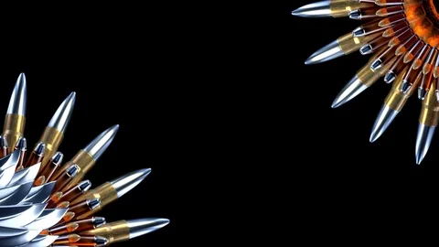 bullet animation background | Stock Video | Pond5