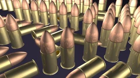 Animated Bullets Stock Video Footage | Royalty Free Animated Bullets ...