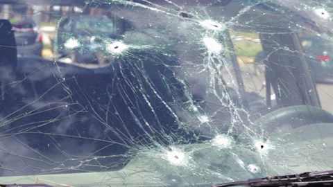 Bullet Holes Stock Footage ~ Royalty Free Stock Videos | Pond5