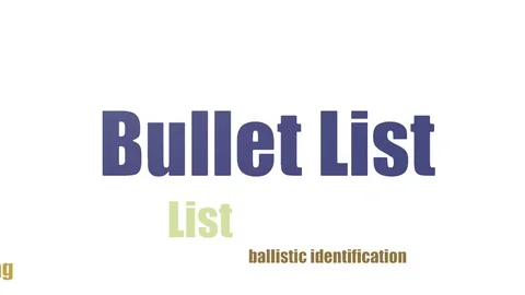 Animated Bullets Stock Video Footage | Royalty Free Animated Bullets ...