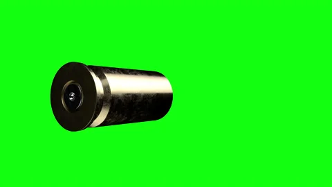 Bullet Shell Casing Passing Through The ... | Stock Video | Pond5