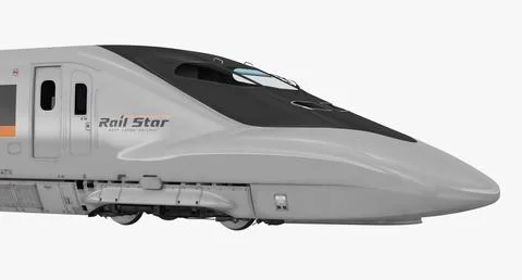 3D Model: Bullet Train Rail Star ~ Buy Now #96417941 | Pond5