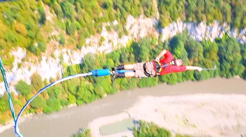 Bungee Jump Stock Footage ~ Royalty Free Stock Videos | Pond5