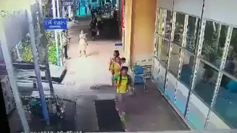 Bungling staff drop patient off hospital... | Stock Video | Pond5