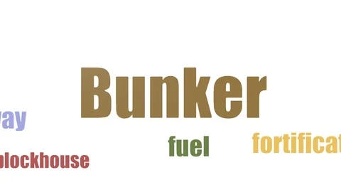 Bunker Word Cloud Animated Isolated On W... | Stock Video | Pond5