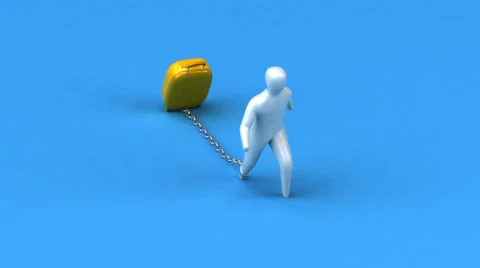 Burden symbol - 3D Animation | Stock Video | Pond5