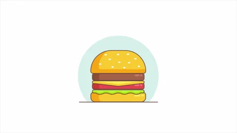 Burger Draw Stock Footage ~ Royalty Free Stock Videos | Pond5