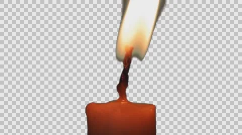 Candle Flame Alpha Channel Stock Video Footage | Royalty Free Candle ...