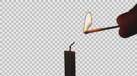 Candle Flame Alpha Stock Footage ~ Royalty Free Stock Videos | Pond5