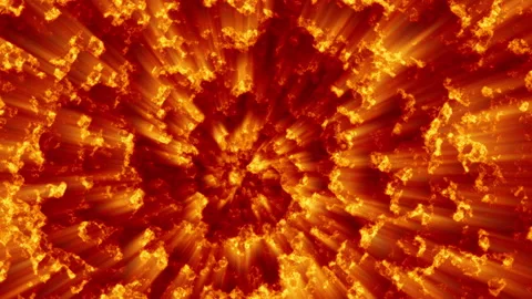 Burning Core Lava Cartoon Loop Animation... | Stock Video | Pond5