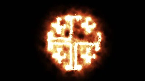 Jerusalem Cross Stock Footage ~ Royalty Free Stock Videos | Pond5