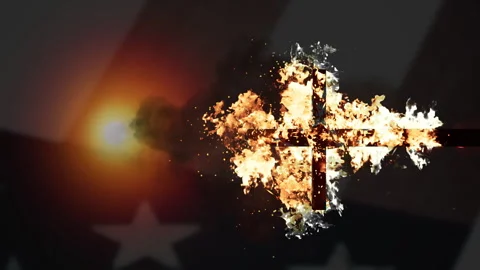 Cross Of Fire Stock Videos – Royalty-Free HD & 4K Videos | Pond5