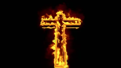 Burning Cross Stock Videos – Royalty-Free HD & 4K Videos | Pond5