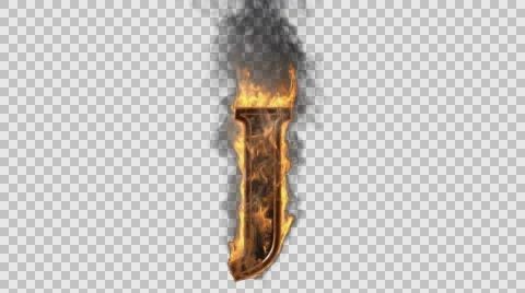 burning figure rendered in PNG with alph... | Stock Video | Pond5
