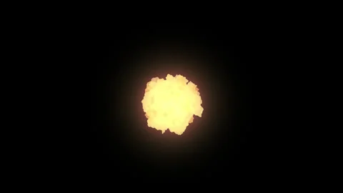 Burning fire energy ball loopable vfx ef... | Stock Video | Pond5