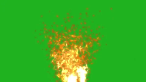 Burning fire stream motion graphics with... | Stock Video | Pond5