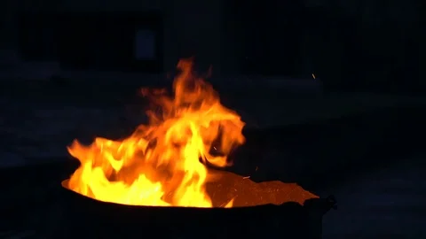 Fire Barrel Stock Video Footage | Royalty Free Fire Barrel Videos | Pond5