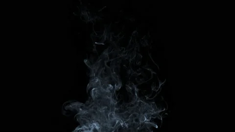 Burning light blue cigarette smoke rises... | Stock Video | Pond5