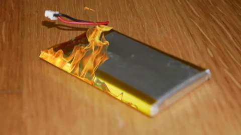 Burning Batteries Stock Footage ~ Royalty Free Stock Videos | Pond5