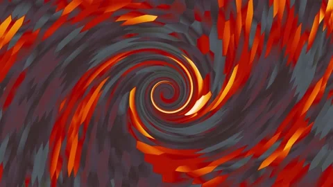 Burning Tiles Vortex Abstract Background | Stock Video | Pond5