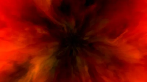 Burning Tunnel Hell Hellfire Flames Erup... | Stock Video | Pond5