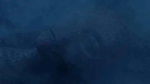 Burnt Alien In Smoking UFO Wreckage | Stock Video | Pond5