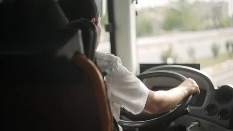 Bus Driver Stock Footage ~ Royalty Free Stock Videos | Pond5
