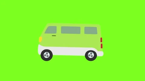 Bus icon green screen. Animated 3D Bus I... | Stock Video | Pond5